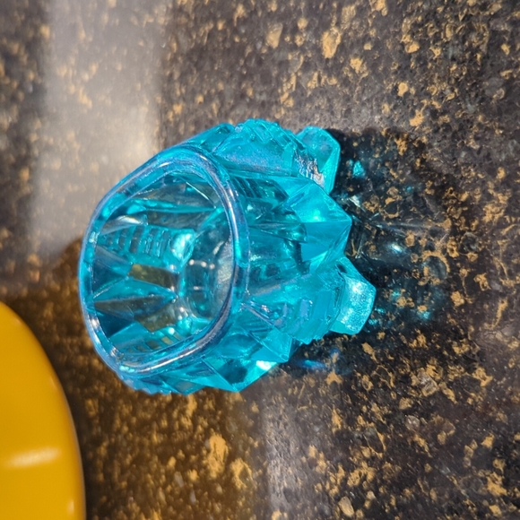 Vintage | Kitchen | 92s Blue Glass Footed Salt Cellar | Poshmark